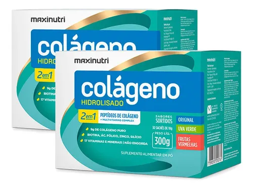 Suplemento en polvo Maxinutri Colágeno Hidrolisado sachês Colágeno ... Suplemento en polvo Maxinutri Colágeno Hidrolisado sachês Colágeno ...