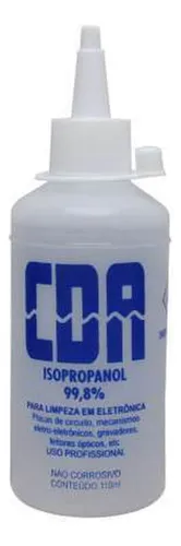 Álcool Isopropílico Cda 110ml (isopropanol) Álcool Isopropílico Cda 110ml (isopropanol)