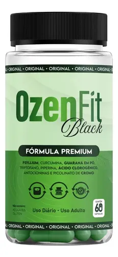 Ozenfit Black Original - 1 Pote - 60 Cápsulas | Parcelamento sem juros