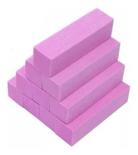 Juego de 10 bloques de pulido para cerrar poros, esmalte de uñas rosa ... Juego de 10 bloques de pulido para cerrar poros, esmalte de uñas rosa ...