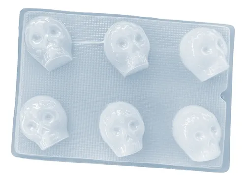 Molde Calavera De Azucar Jabon Gelatina Yeso Dia De Muertos Mercadolibre