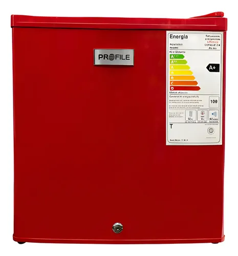 Heladera Mini Bar Profile Frigobar Bajo Mesada Congelador Rojo | Envío ...