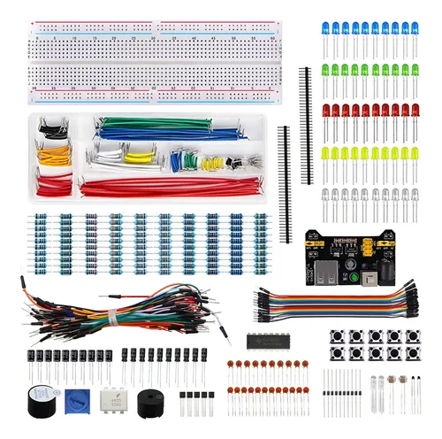 Kit De Componentes Electrónicos Uno R3 Para Arduino Raspber Cuotas