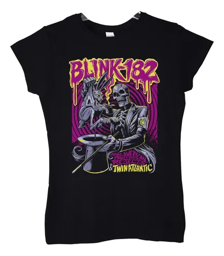 Polera Mujer Blink 182 Sheffield Punk Abominatron Cuotas Sin Interés