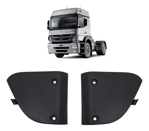 Par Tampa Parachoque Mb Axor 1933, 2544 Superior Ld/le Preto | MercadoLivre