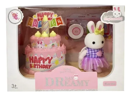 Sylvanian Families Niña Conejo Set Fiesta Ternurines Girl Envío Gratis