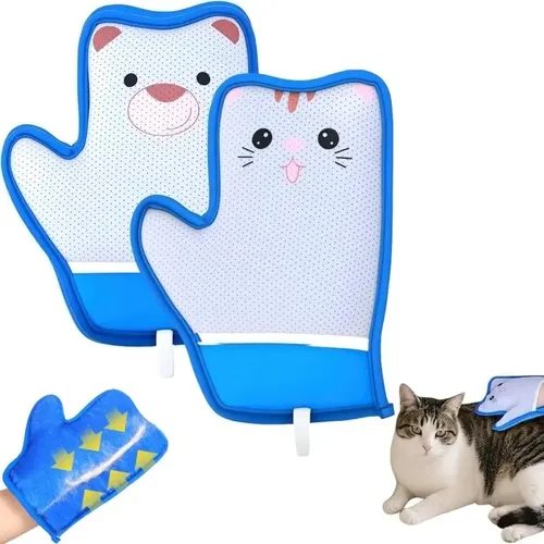 Dcas- Guantes For Peinar Mascotas Gato Y Perro, ** | MercadoLibre