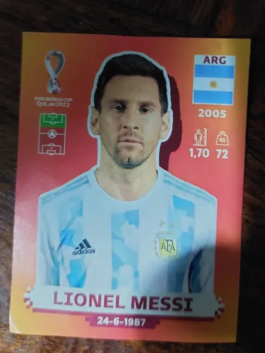 Figurita Messi Mundial Quatar 2022 En Venta En Córdoba Córdoba Por Sólo