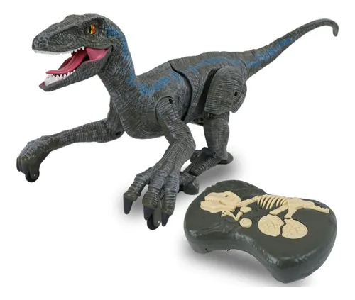 Dinossauro Controle Remoto Velociraptor Bateria Recarregável Frete Grátis