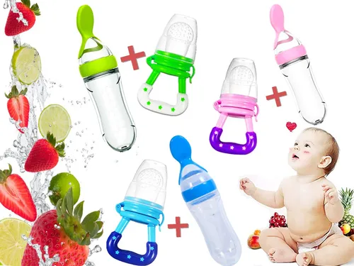 Chupón Alimentador Fruta Y Biberón Cuchara Para Papilla. | Meses sin ... Chupón Alimentador Fruta Y Biberón Cuchara Para Papilla. | Meses sin ...