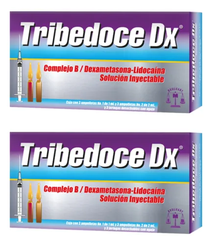 Tribedoce Dx Complejo B Dexametasona Pack 6 Ampolletas | Envío gratis