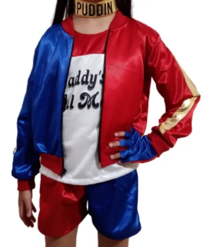 Disfraz De Harley Quinn Niña Envío Gratis