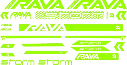 Adesivo Quadro Bike Rava Storm | MercadoLivre