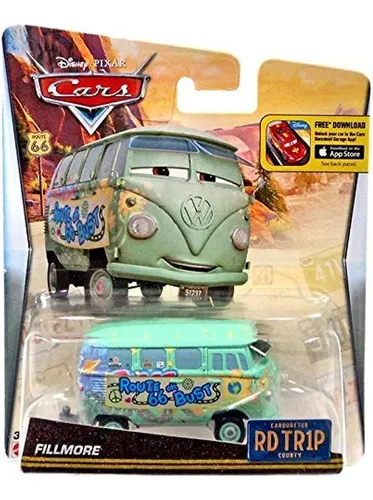 Miniatura Disney Cars Fillmore Road Trip Carros Lacrado Raro Parcelamento Sem Juros