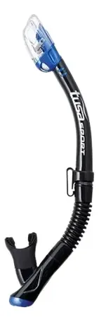 Set De Snorkel Tusa Sport Uc-3125qb Adulto-visio Tri-ex Negro/azul ...