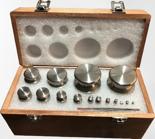 Juego De Pesas Patron 1g-2kg Clase M1 Con Certificado | Envío gratis