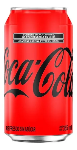 Refresco Coca-Cola Sin Azúcar lata 355ml Refresco Coca-Cola Sin Azúcar lata 355ml