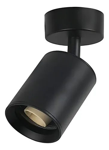 Aplique GU10 WANT/KONNERGIE Dirigible Aluminio Negro LED Pared | Cuotas ...