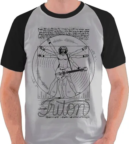 Camiseta Homem Vitruviano Leonardo Vinci Camisa Blusa Raglan Mercadolivre