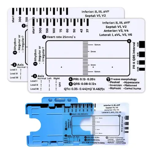 Ecg 7 Step Ruler, Ecg Ruler Plastic Ruler Measuring Tool, | MercadoLibre Ecg 7 Step Ruler, Ecg Ruler Plastic Ruler Measuring Tool, | MercadoLibre