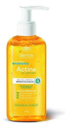 Darrow Actine Oil Gel Limpiador Piel Mixta A Grasa 140gr