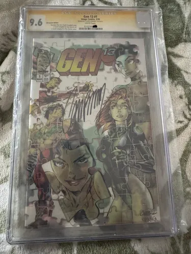 Gen 13 #1 Chromium Cgc Signature Series Firma Scott Campbell | MercadoLibre