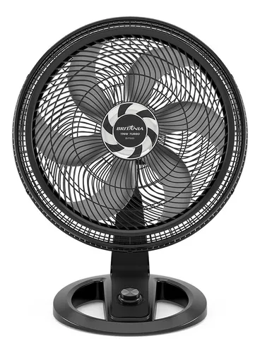 Ventilador Bvt500 2em1 Maxx Force 6 Pás 176w Preto Britânia Diâmetro 60 ...