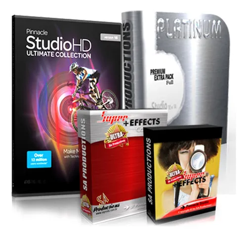 Pinnacle Studio 15 Ultimate Collection Ultra Pack Platinum ...