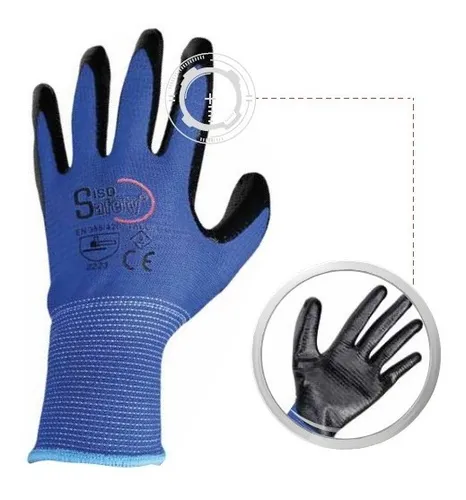Guante Seguridad Nylon Nitrilo Texturizado El Siso Safety en venta en ... Guante Seguridad Nylon Nitrilo Texturizado El Siso Safety en venta en ...