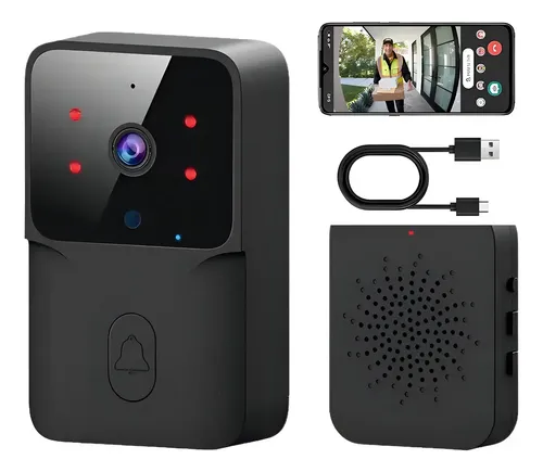 Timbre Inteligente Wifi Con Cámara Y Audio Bidireccional | Cuotas sin ...