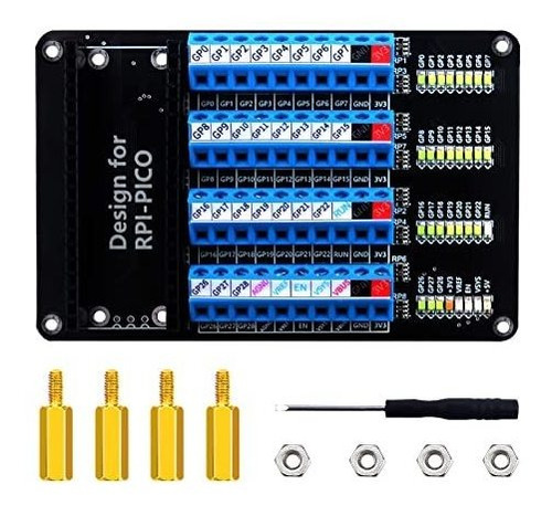 Geeekpi Raspberry Pi Pico Tornillo Terminal Expansión Tabl. | Envío gratis Geeekpi Raspberry Pi Pico Tornillo Terminal Expansión Tabl. | Envío gratis