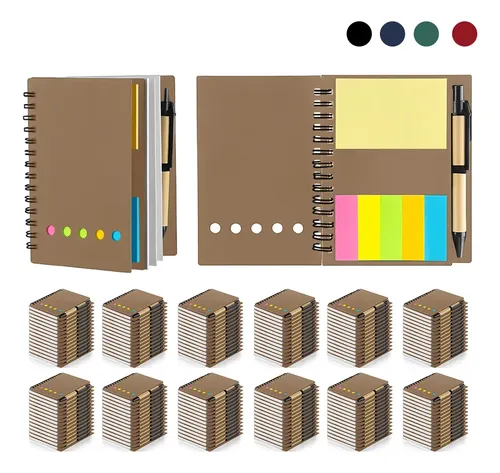) A Libreta Ecológica Con Notas Adheribles, 12 Piezas. ( | MercadoLibre