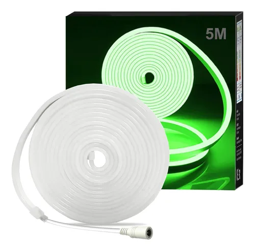 Tira Led Luces Neon Flex Ip65 Alto Brillo Exterior 5m 12v Meses Sin