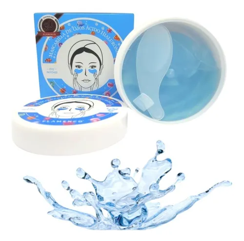 60 Parches Anti Ojeras Mascarilla Acido Hialuronico Flamenco Cuotas