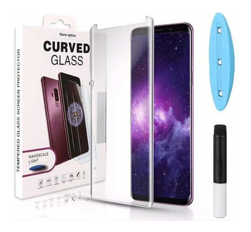 Mica Cristal Templado Curvo Uv Samsung S21 S21 Y S21 Ultra Meses