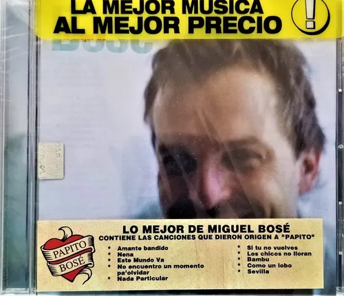 Miguel Bose Cd Lo Mejor De Bose Nuevo | MercadoLibre Miguel Bose Cd Lo Mejor De Bose Nuevo | MercadoLibre