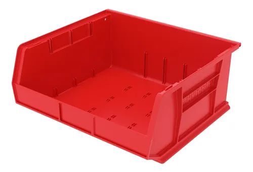 Bin Plástico Apilable Colgante 38x41x18 Cm Rojo Caja De 6 Color | Envío ...