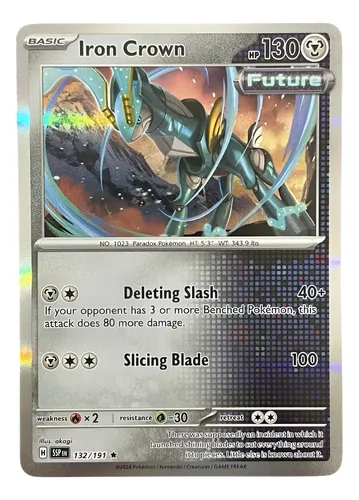 Cartas Pokemon Iron Crown Future Holo Iron Crown Inglés | MercadoLibre