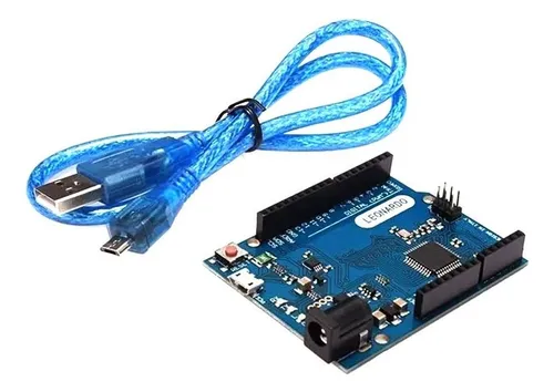 Placa Leonardo R3 Rev3 Atmega32u4 Com Cabo Usb Para Arduino Placa Leonardo R3 Rev3 Atmega32u4 Com Cabo Usb Para Arduino