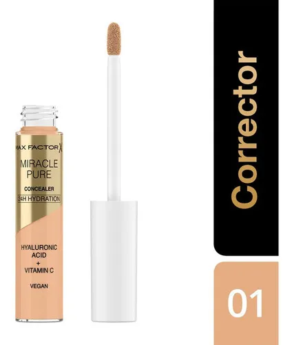 Corrector Liquido Max Factor Miracle Pure X 7.8 Ml Tono Concealer 001 ...