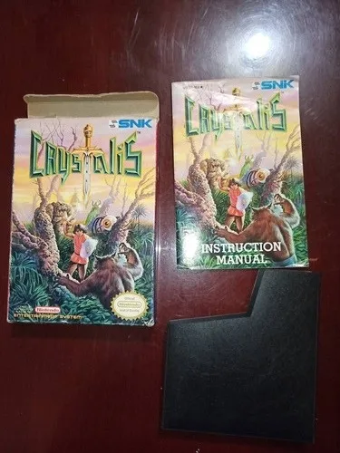 Crystalis Juego Caja Y Manual Original Para Nintendo Nes Mercadolibre