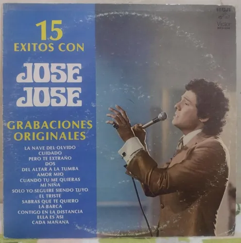 Lp 15 Exitos Con Jose Jose Vinyl | Cuotas sin interés Lp 15 Exitos Con Jose Jose Vinyl | Cuotas sin interés