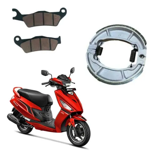Balatas Delanteras Y Traseras Hero Dash 125 Motoneta H Balatas Delanteras Y Traseras Hero Dash 125 Motoneta H