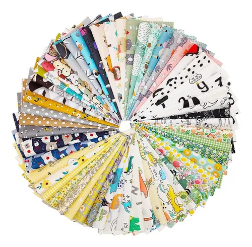 Tela De Patchwork 56 Piezas De 100 Algodón 9 8 X Cuotas Sin Interés