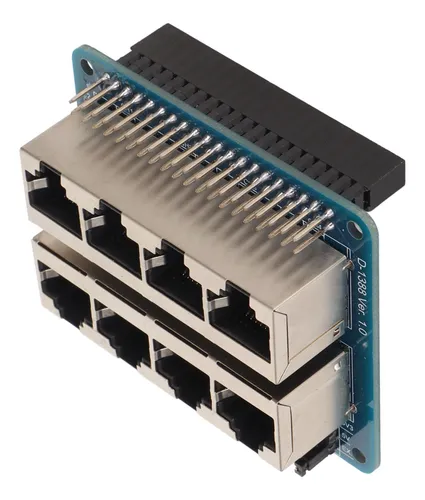 Para Placa De Conexión Rpi Gpio Professional, 8 Puertos Rj45 | Cuotas ... Para Placa De Conexión Rpi Gpio Professional, 8 Puertos Rj45 | Cuotas ...