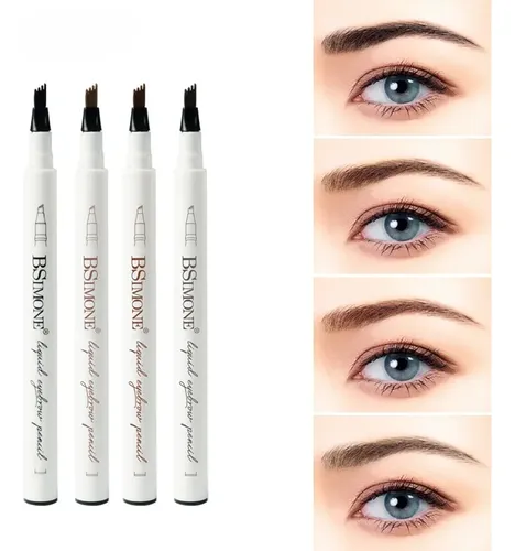 Lápiz Cejas 4 Puntas Impermeable, Microblading Natural | Meses sin interés