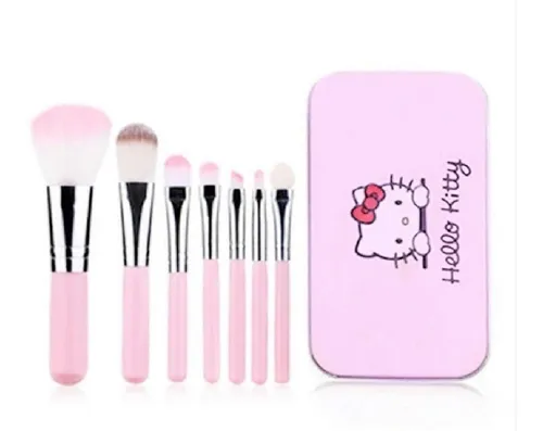Set Brochas Maquillaje Hello Kitty Cuotas Sin Interés