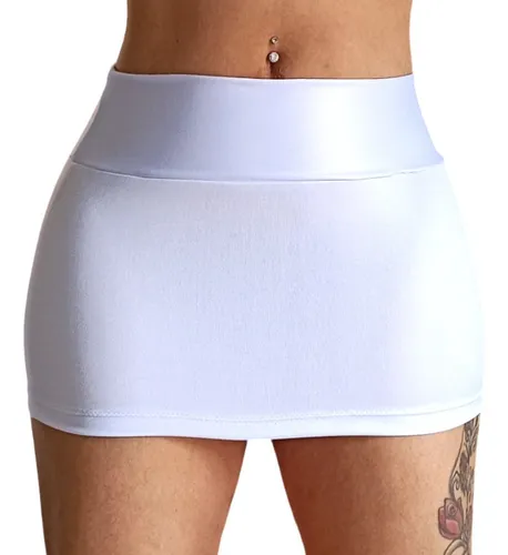 Micro Saia Mini Sensual Sexy Em Suplex Cirrê Curtinha Parcelamento