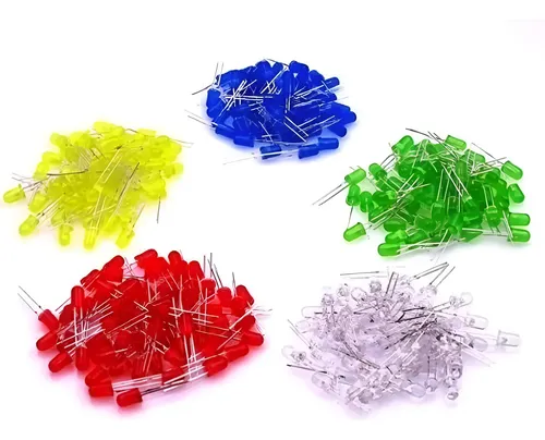 Kit Led 5mm 50 Unidades- 5 Cores Diversas | MercadoLivre