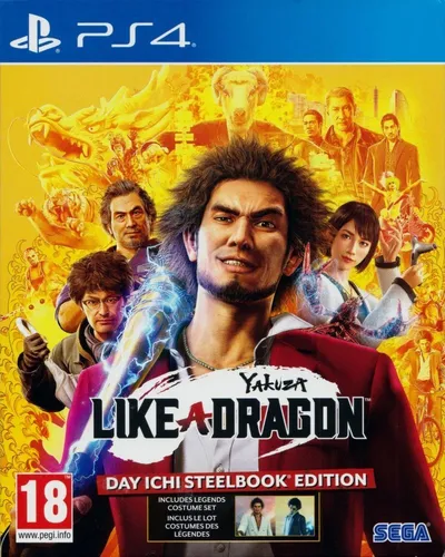 Yakuza Like A Dragon Day Ichi Steelbook Edition Ps4